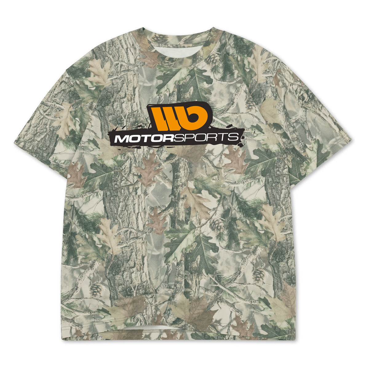 WO Motorsports “Fueling The Future” Camo Oversized Box Tee – Wide Open Brew